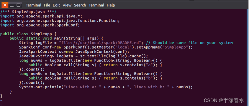 Spark的安装和基础编程_实验4 spark 的安装和基础编程-CSDN博客