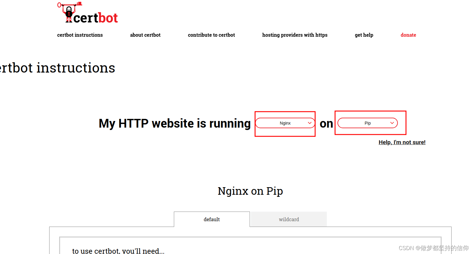 centos7 使用letsEncrypt certbot 生成免费的ssl证书 渐进学习_let‘s encrypt免费安全证书的步骤及使用-基于centos7详解再linux系统上-CSDN博客