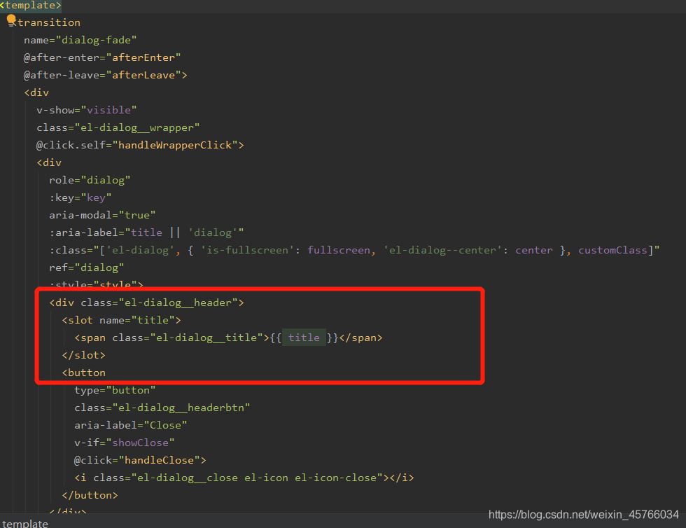 如何修改elementUI里面Dialog组件标题的样式_el-descriptions改变title样式-CSDN博客