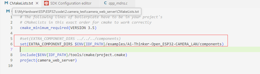 1.ESP32-CAM 下使用 ESP-IDF 打开摄像头_esp32cam idf-CSDN博客