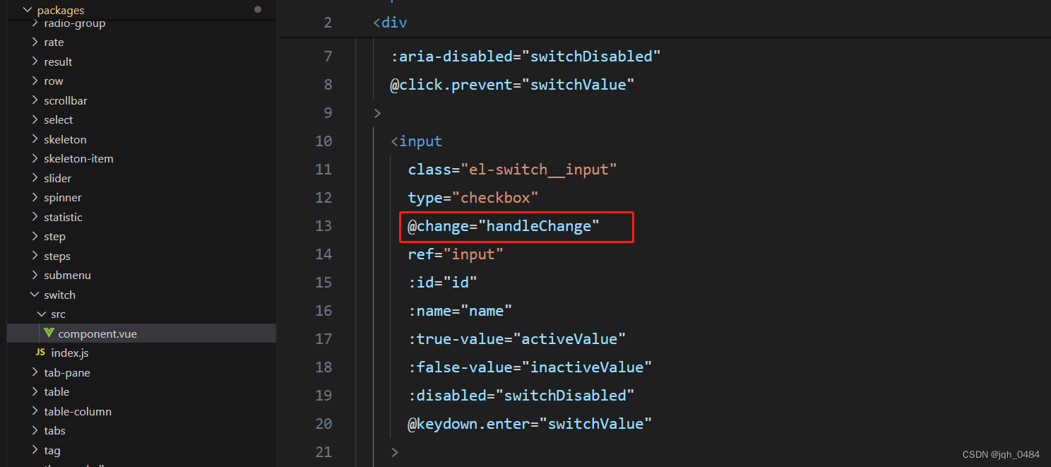 element-ui switch 组件源码分享_elementui switch-CSDN博客