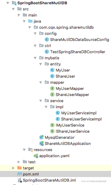 SpringBoot+mybatis-plus+sharding-jdbc+dynamic+druid+ 多库分表_shardingjdbc整合druid实现多数据源-CSDN博客