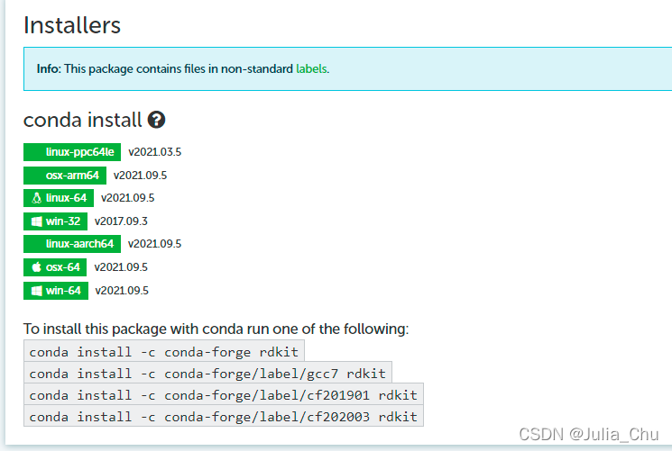 windows10安装RDKit化学信息学python库（通过anaconda）_rdkit的python3.6版本安装-CSDN博客