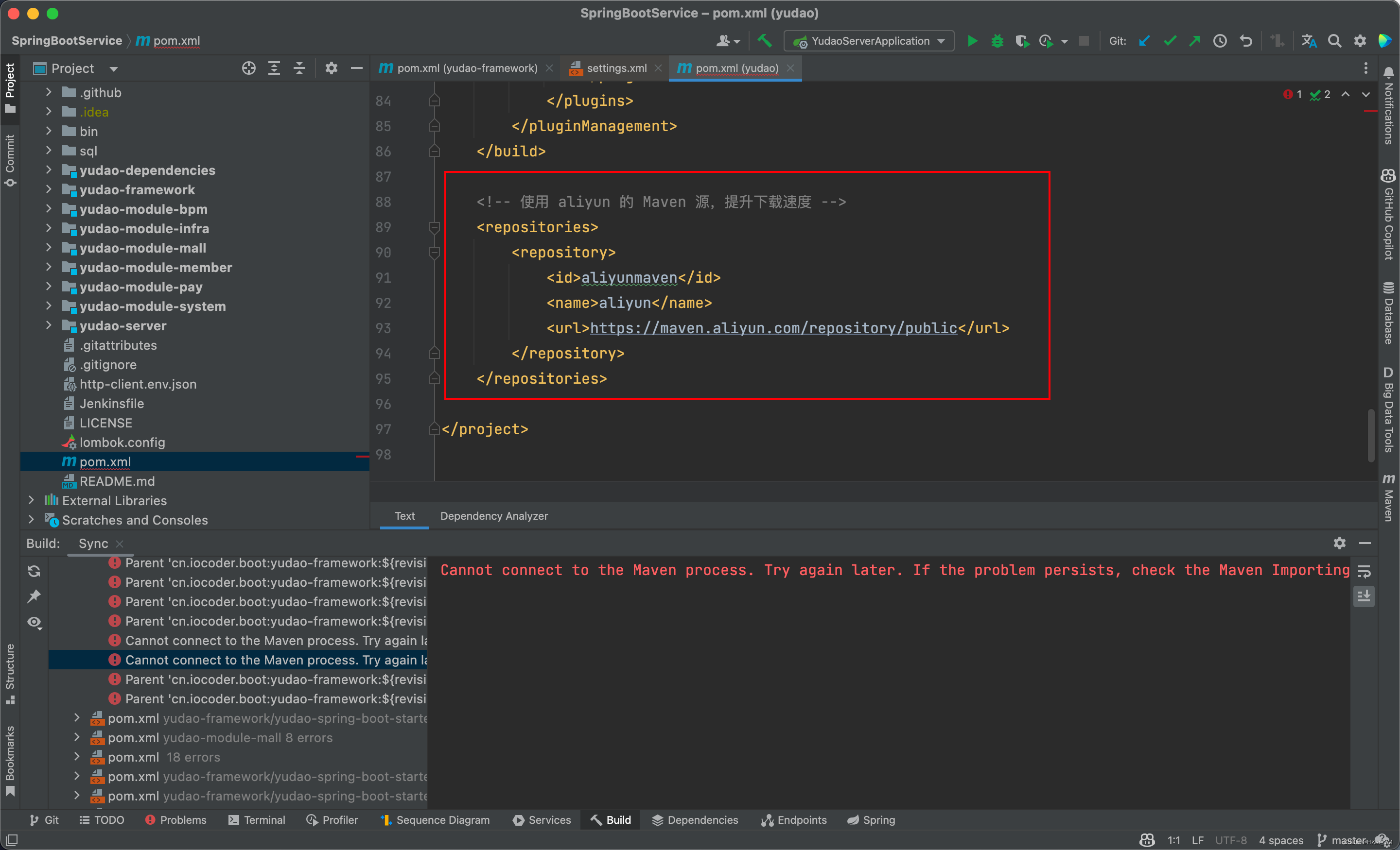 解决 Cannot connect to the Maven process. Try again later. 的一种方法-CSDN博客