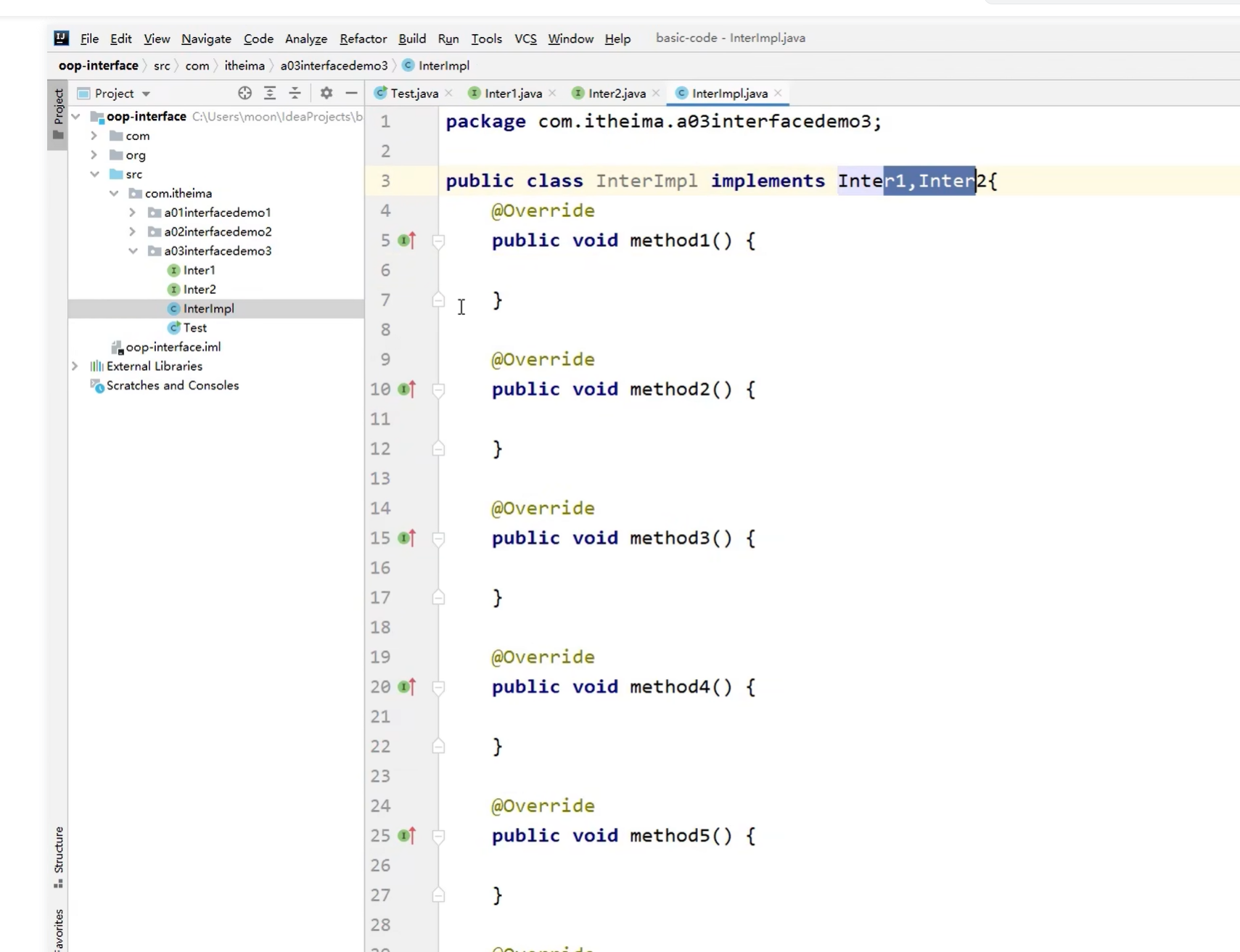 Java202303java学习笔记第二十三天 接口的细节成员特点和关系2 Csdn博客