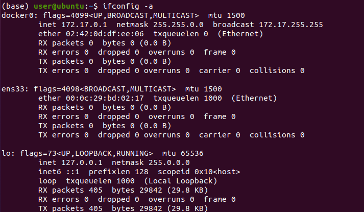 Ubuntu20.4输入ifconfig之后只有ens33，没有具体的ip地址_ubuntu的ens32没有ip-CSDN博客