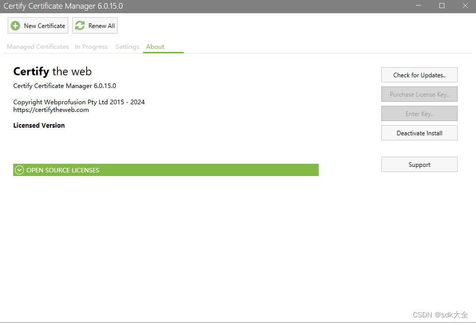 Certify SSL Manager 6.0.15_certify certificate manager-CSDN博客