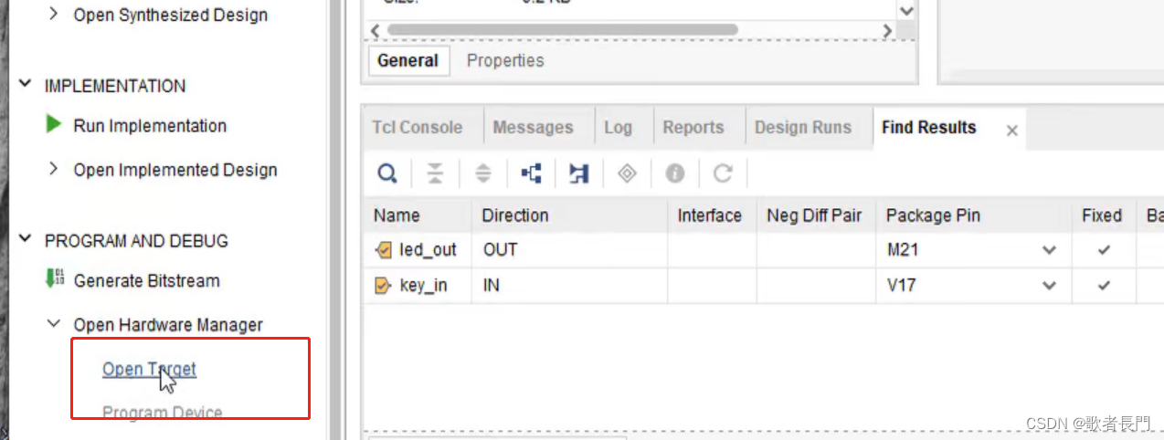 Fpga学习笔记——b站野火fpga教程 第五讲 点亮led Csdn博客