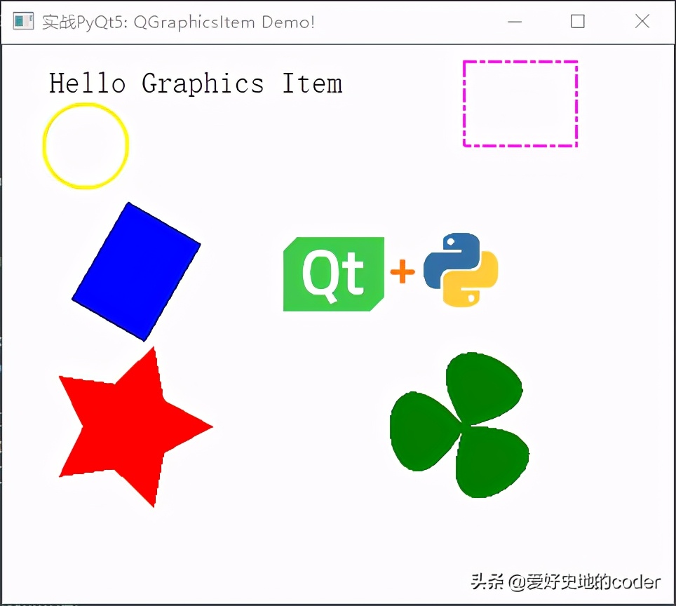 实战PyQt5: 086-图元类QGraphicsItem_pyqt5 qgraphicsitem-CSDN博客