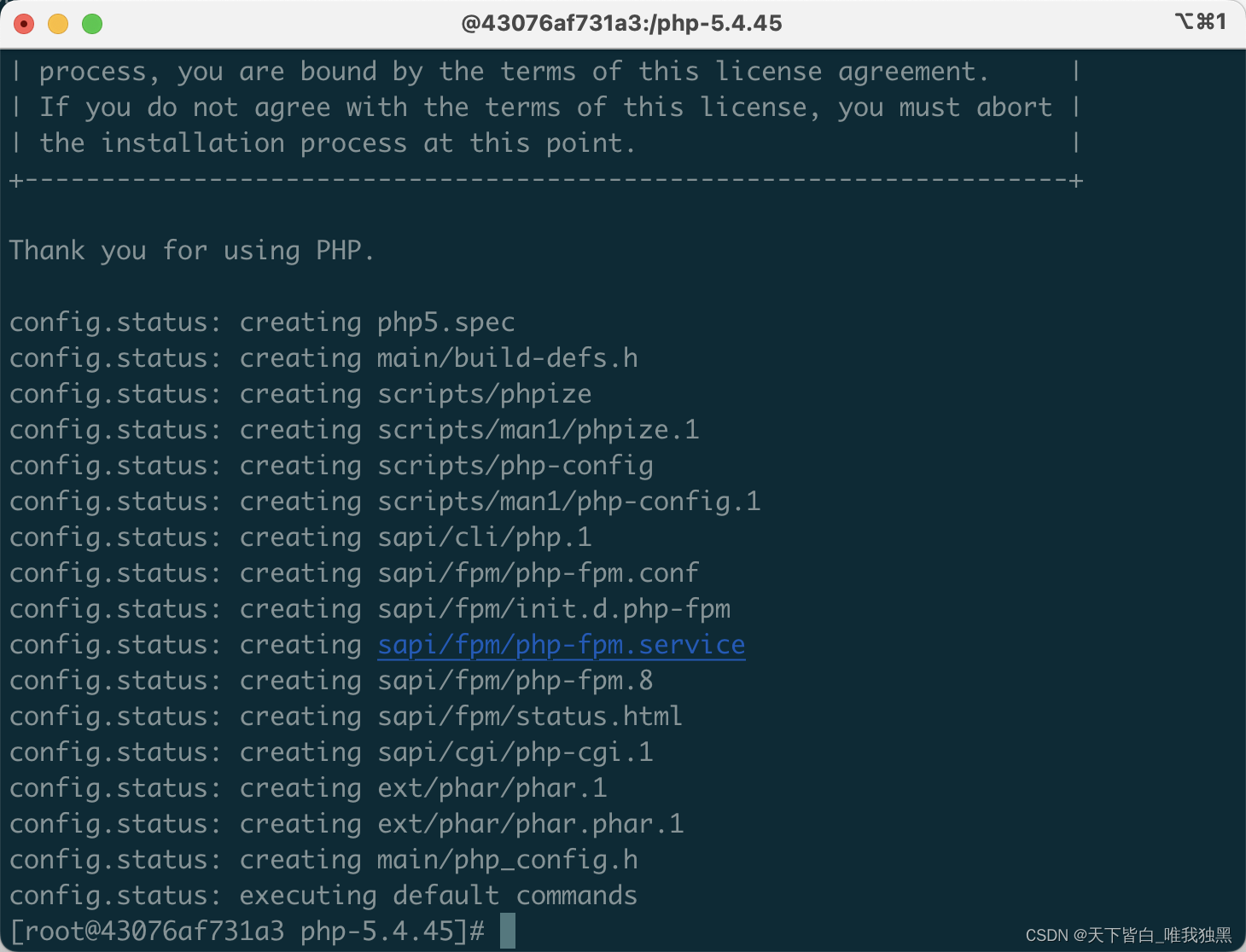docker制作php5.4运行环境镜像_docker php5.4-CSDN博客