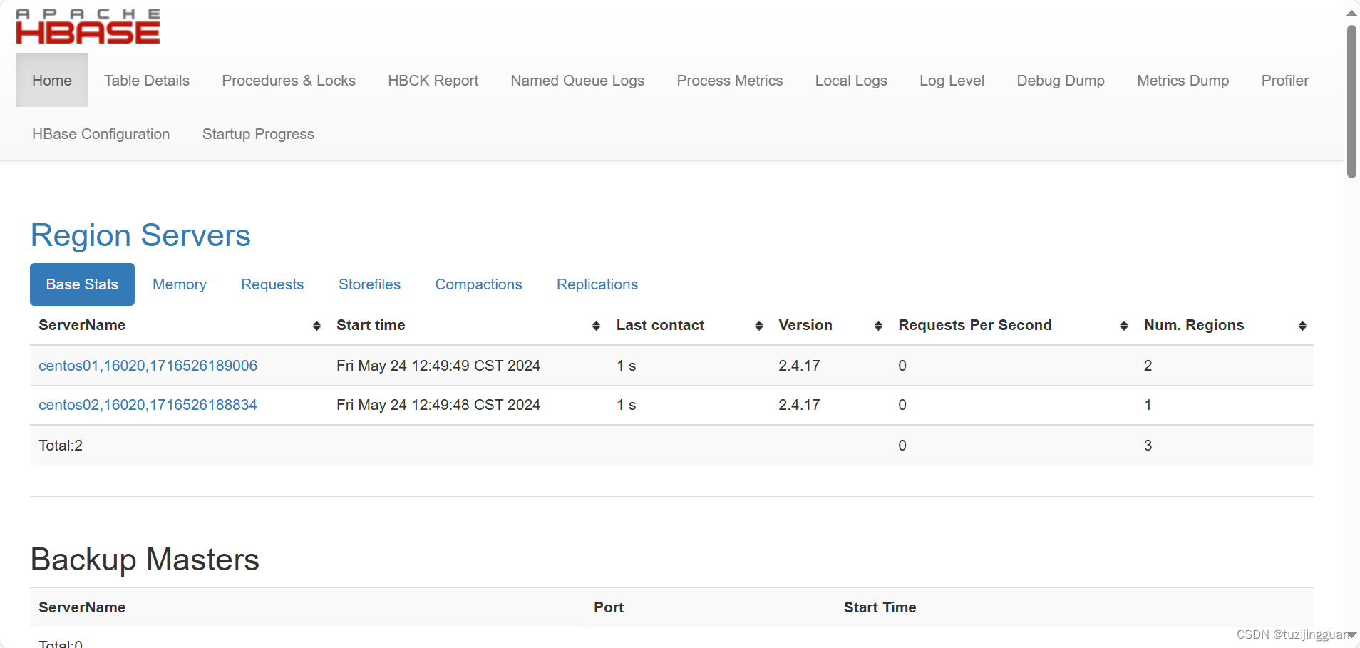 HBASE配置心得-CSDN博客