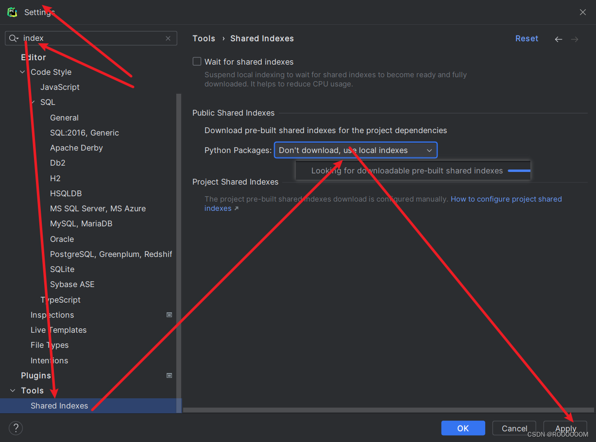 Looking for downloadable pre-built shared indexes关闭-CSDN博客