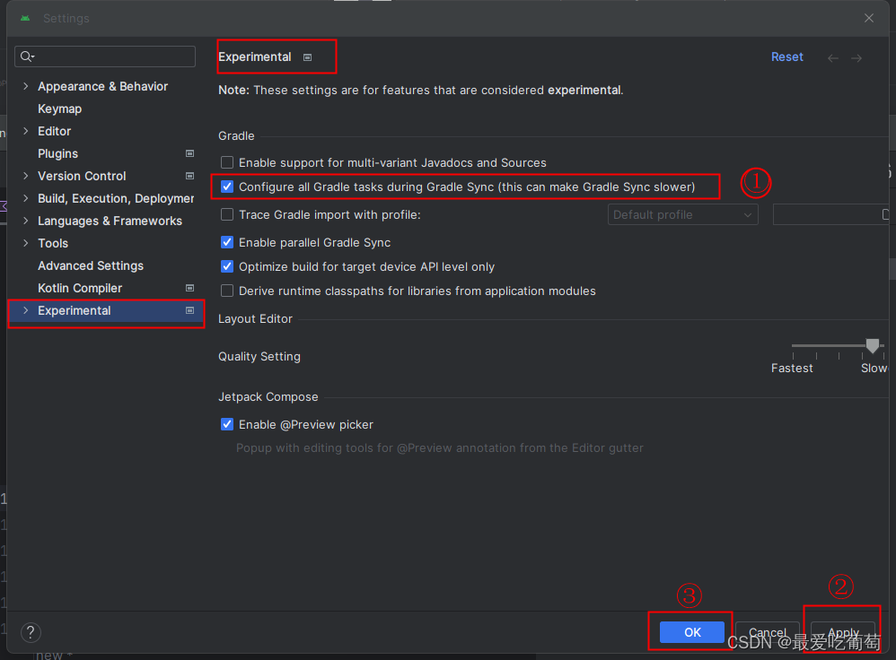 新版AndroidStudio的Gradle窗口显示task list not built 问题解决_task list not build-CSDN博客