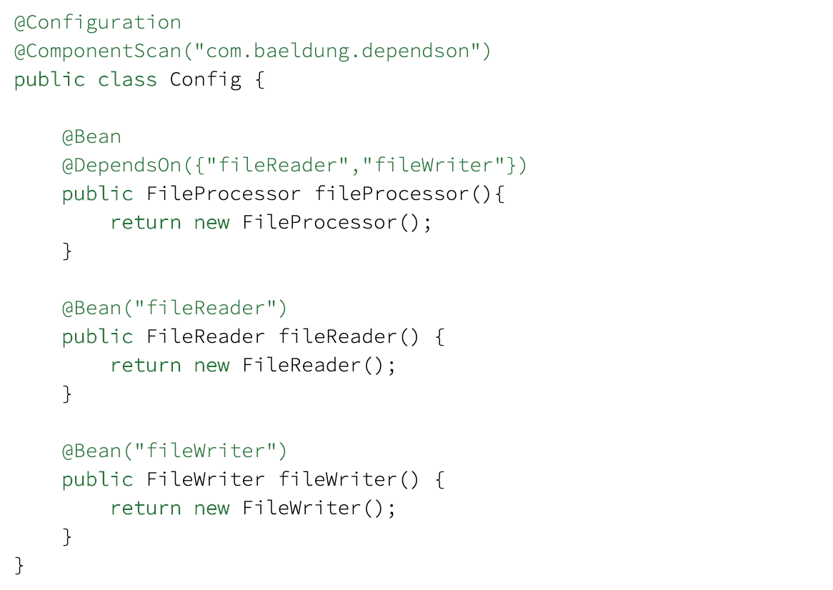 Spring中用@DependsOn注解控制Bean的创建顺序_zfj321-CSDN学习社区