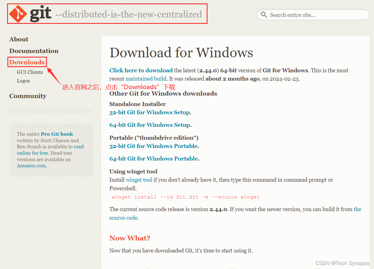 Git的详细安装教程_git2.44.0安装教程-CSDN博客