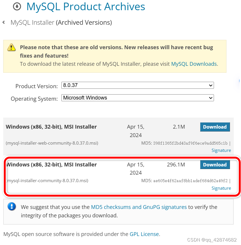 Windows11安装MySql-8.0.37安装详细教程 与远程登入_win11安装mysql8.0.37-CSDN博客
