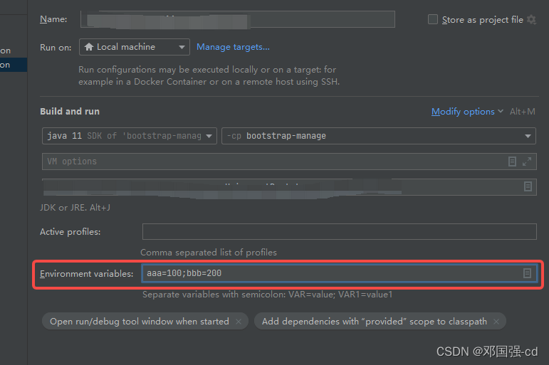 VSCode像Idea一样为springboot启动设置Environment variables_springboot 在idea中environment variables-CSDN博客