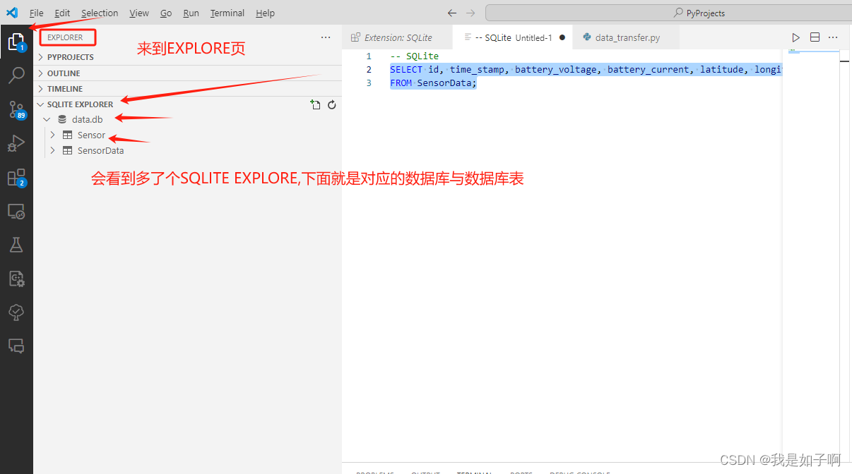 【VS Code 插件】SQLite 可视化插件_vscode sqlite-CSDN博客
