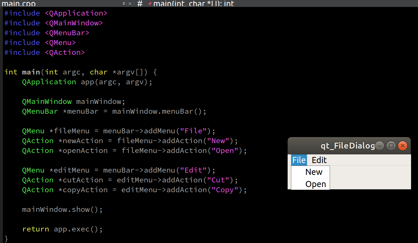 qt-C++笔记之addAction和addMenu的区别以及QAction的使用场景_qt addaction-CSDN博客