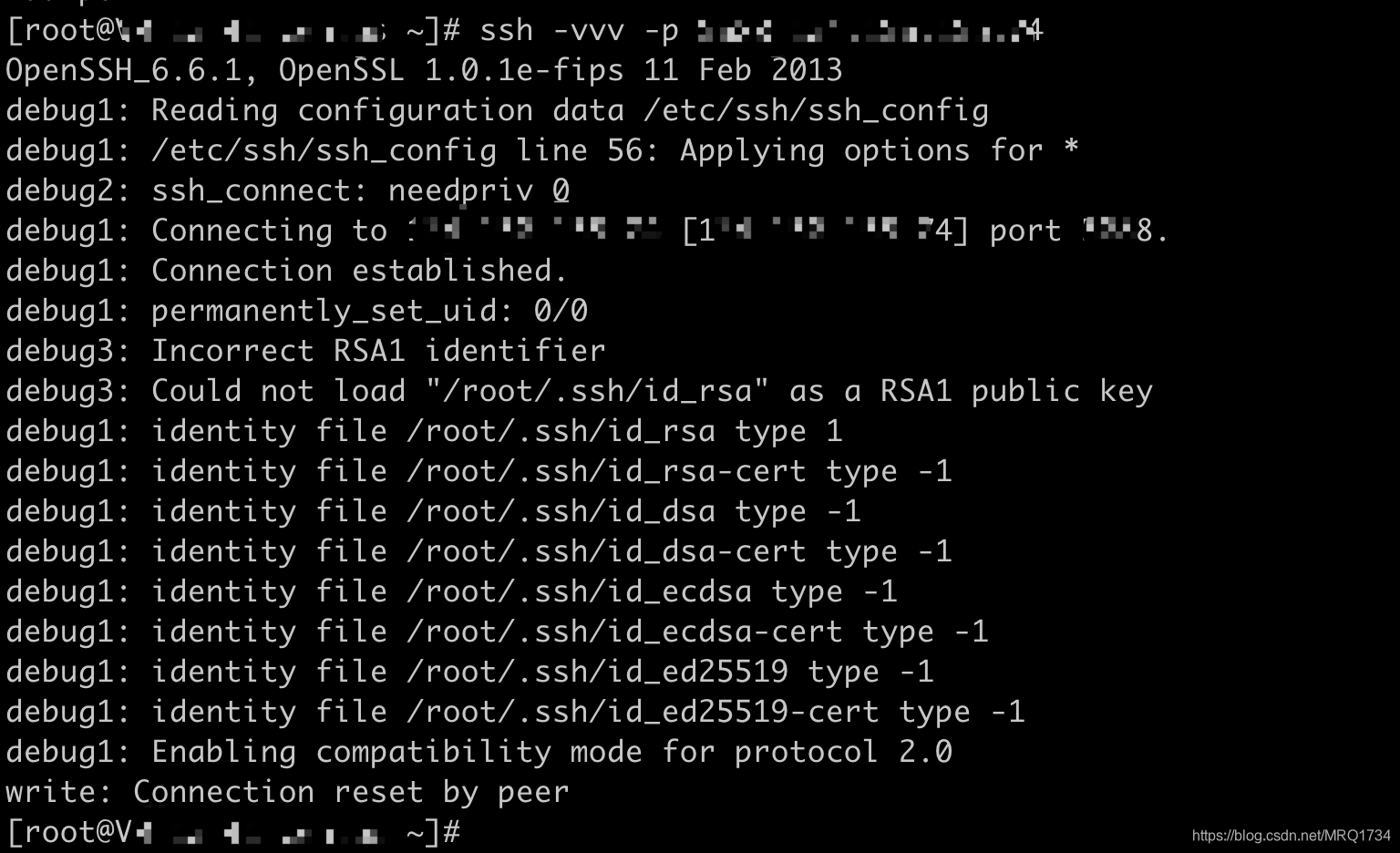 ssh 登录connectction reset by peer_ssh connection reset by peer-CSDN博客