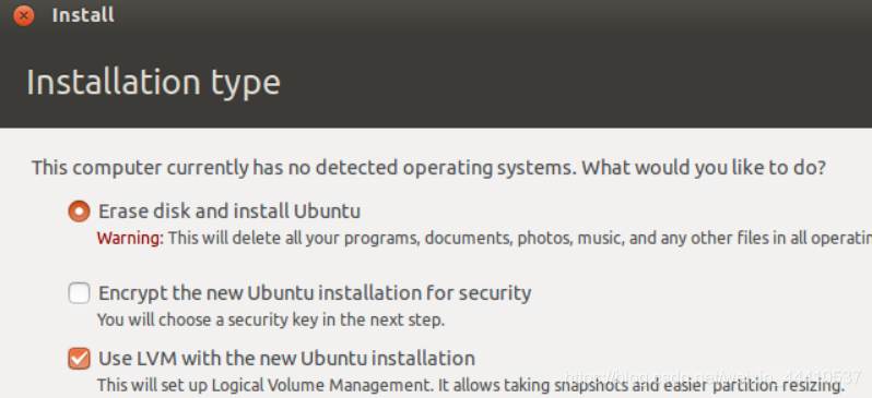 使用LVM（逻辑卷管理）安装Ubuntu 18.04_use lvm with the new ubuntu-CSDN博客