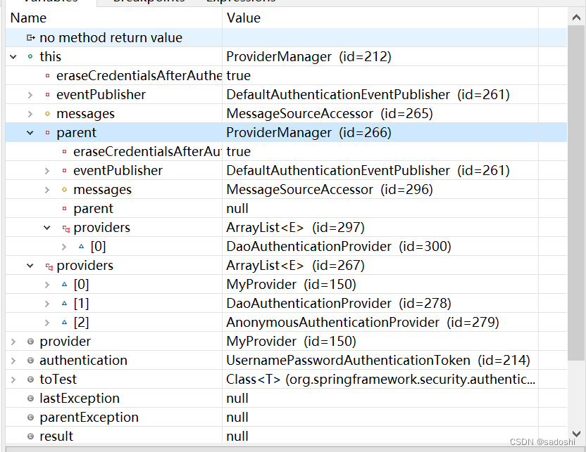 Spring Security学习（七）——父子AuthenticationManager（ProviderManager）-CSDN博客