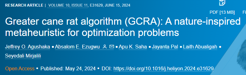 【智能算法】大蔗鼠算法（GCRA）原理及实现-CSDN博客