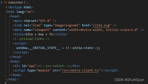 vite ssr服务端渲染-CSDN博客