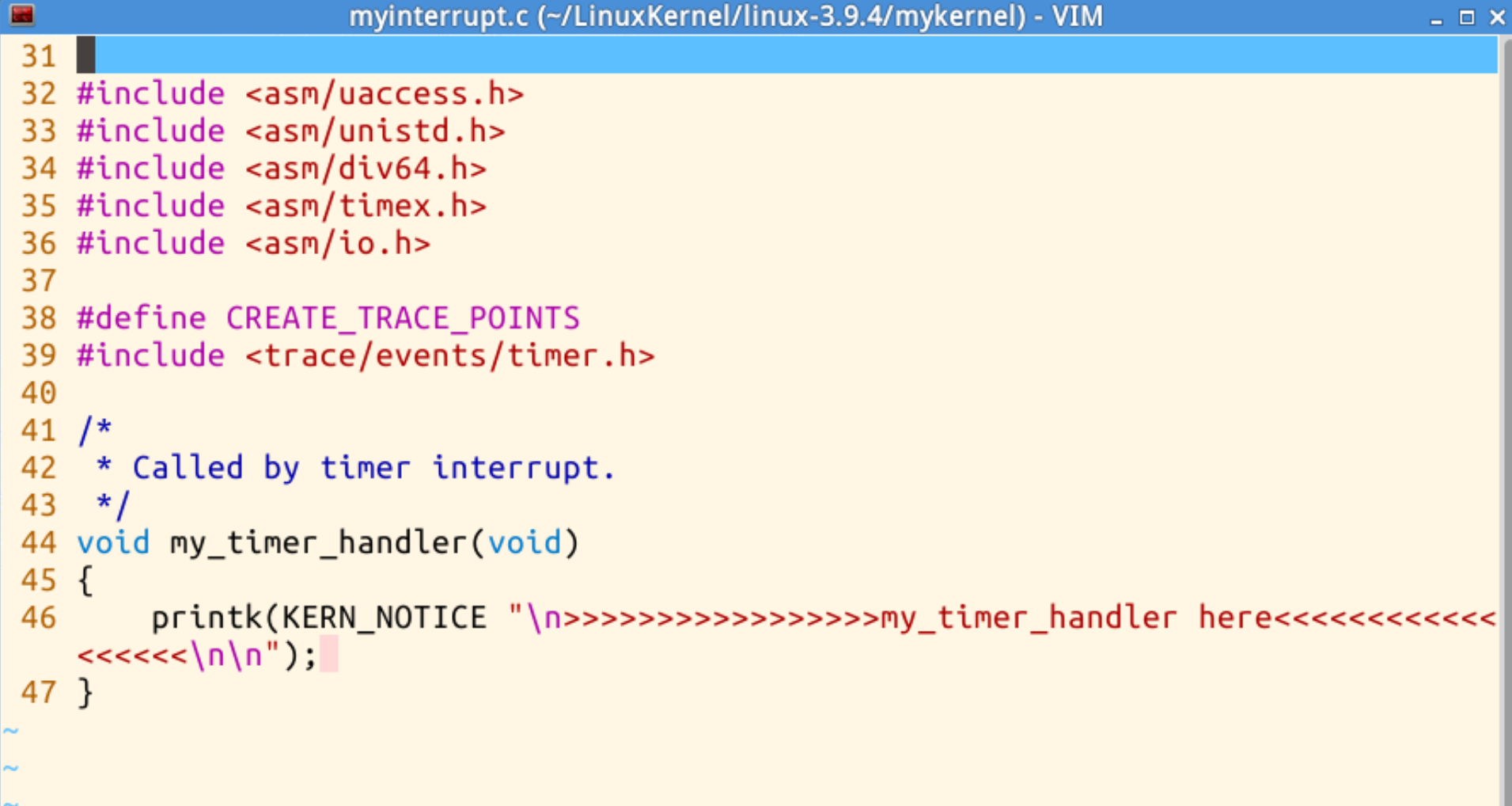 基于mykernel的一个简单的时间片轮转多道程序内核代码的分析-CSDN博客