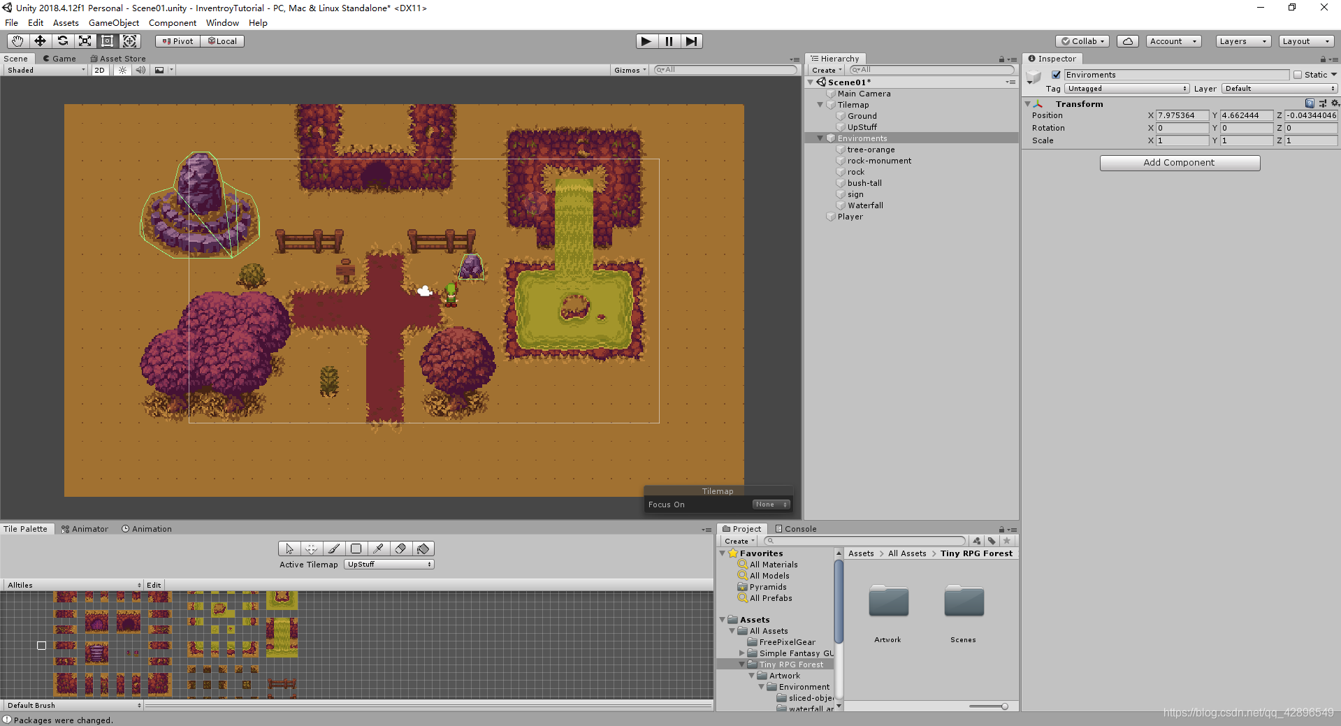 Unity2D案例学习——背包系统制作（ScriptableObject）_unity set native size按键在哪-CSDN博客