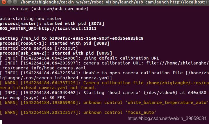 ubuntu16.04下ROS操作系统学习笔记（六 ）机器视觉-摄像头标定-ROS+OpenCv-人脸识别-物体跟踪-二维码识别_人脸识别-opencv+ros+ubuntu16.04-CSDN博客