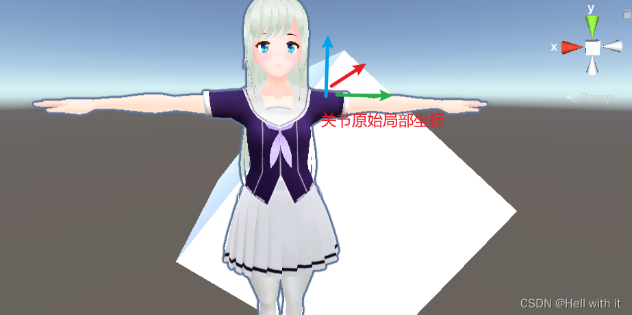 Unity踩坑笔记 - 四元数旋转（以骨骼为例）_unity中.getbonetransform-CSDN博客