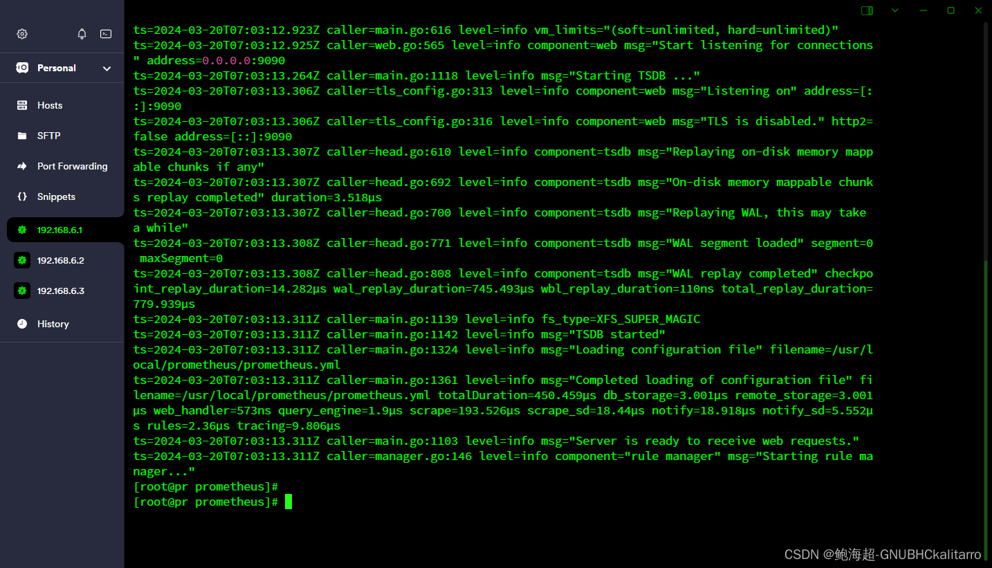 Linux：Prometheus的源码包安装及操作（2）_linux服务器安装prometheus-CSDN博客