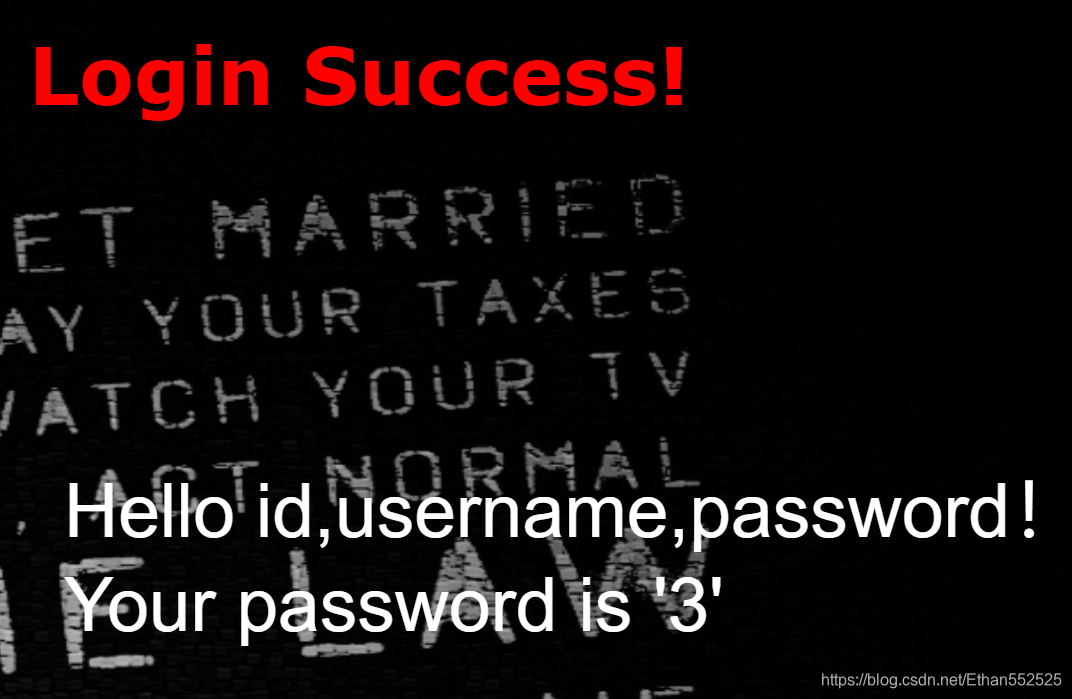 BUUCTF WEB 极客大挑战 2019 LoveSQL_buuctf [极客大挑战 2019]lovesql-CSDN博客