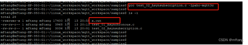 Linux环境下使用Eclipse Paho C 实现（MQTT Client）异步订阅Message_paho mqtt客户端关闭 linux-CSDN博客