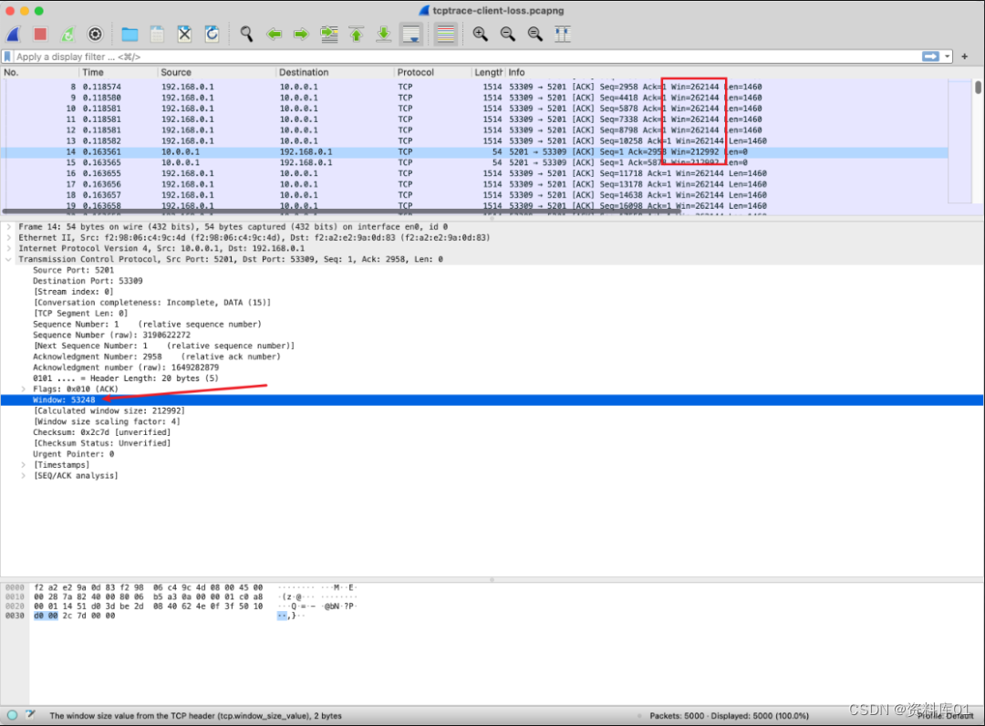 使用Wireshark 找出 TCP 吞吐瓶颈_如何确定factor的tcp-CSDN博客