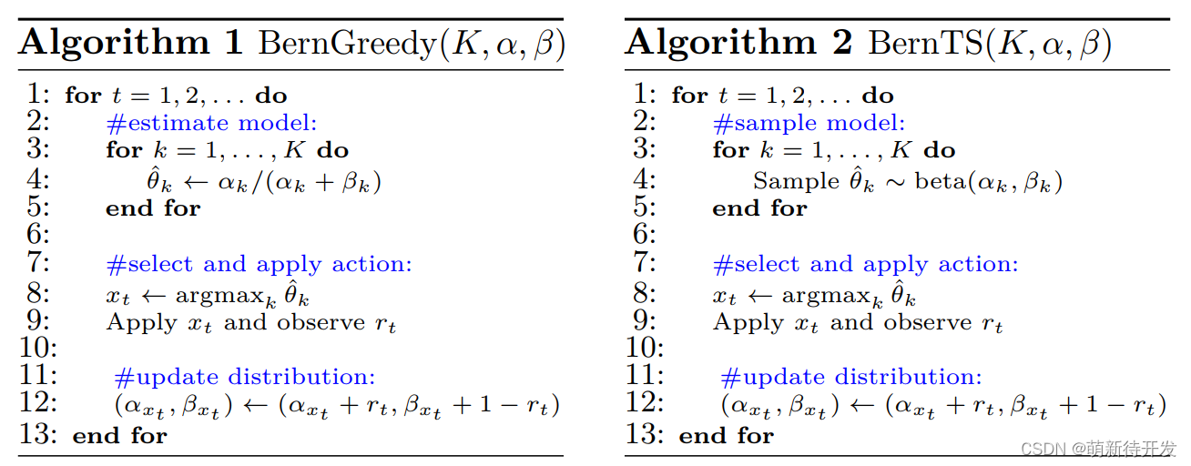 汤普森采样（Thompson sampling）-CSDN博客
