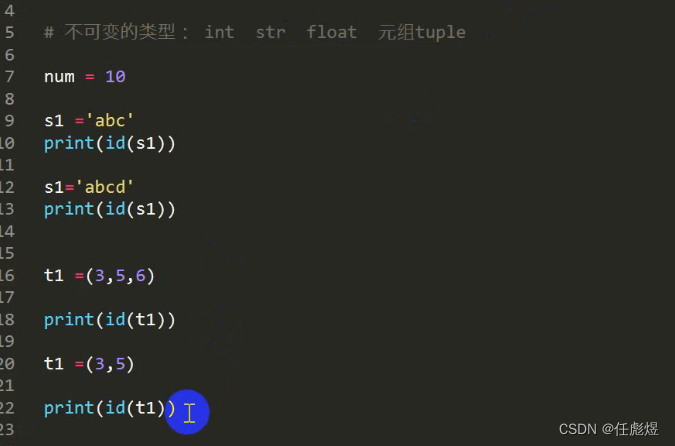 Python中不可变类型和可变类型 Csdn博客 8704