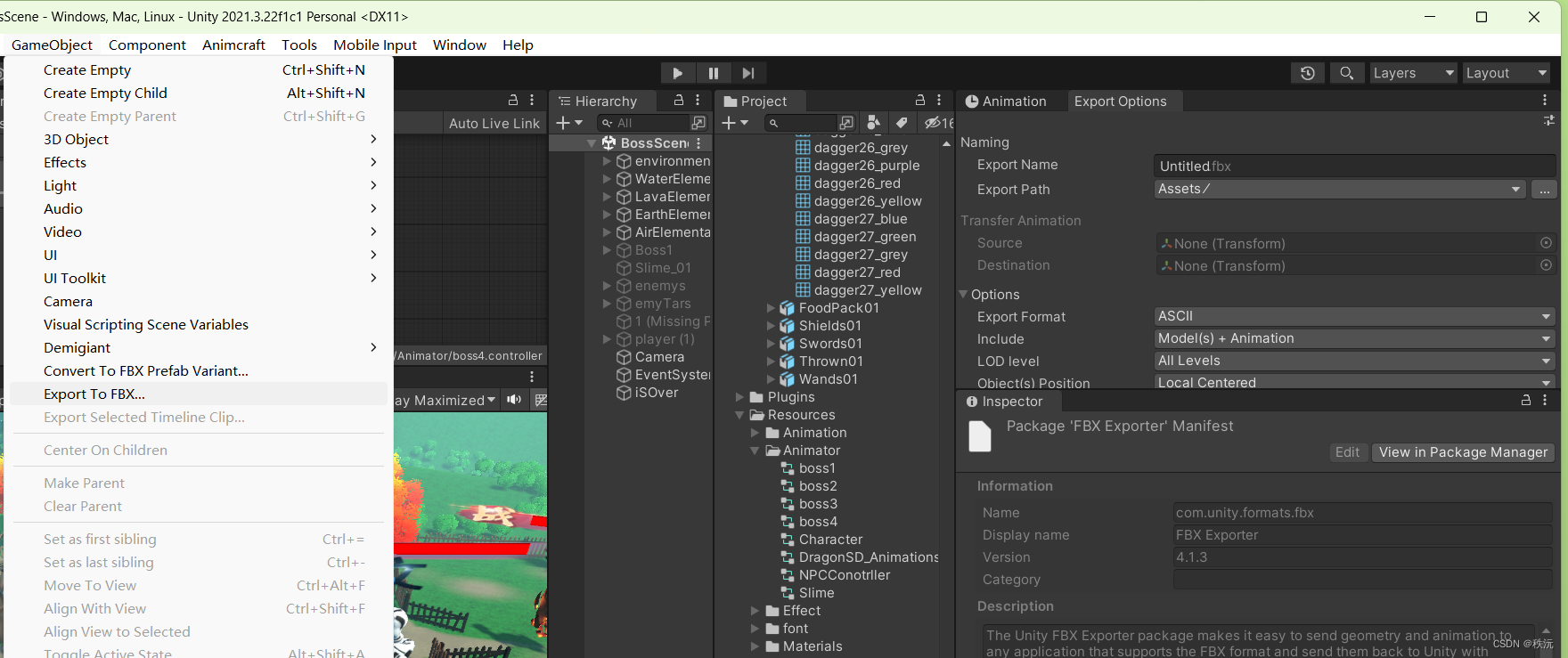 【Unity每日一记】在Unity中如何导出3D模型（FBX）_unity导出fbx-CSDN博客