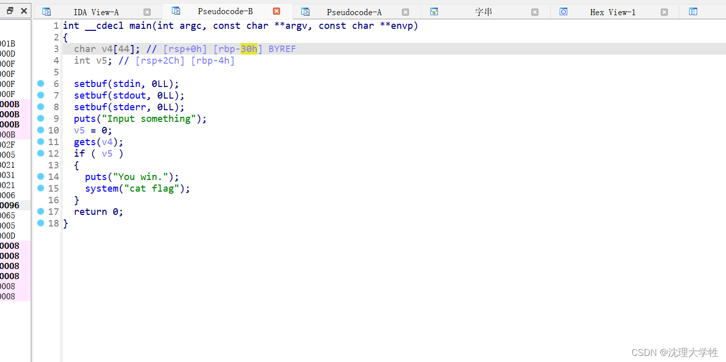 [HNCTF 2022 Week1]easyoverflow_[hnctf 2022 week1]ezr0p64-CSDN博客