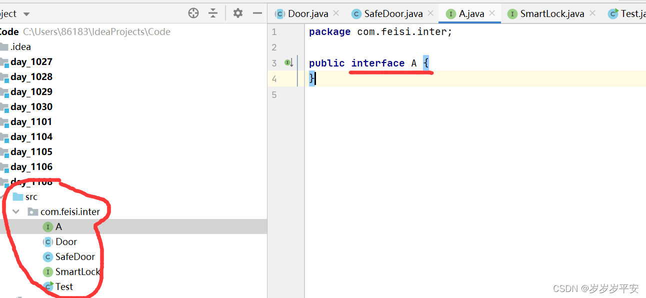 Java面向对象(下)关于接口的问题_interface abstract methods cannot have body-CSDN博客