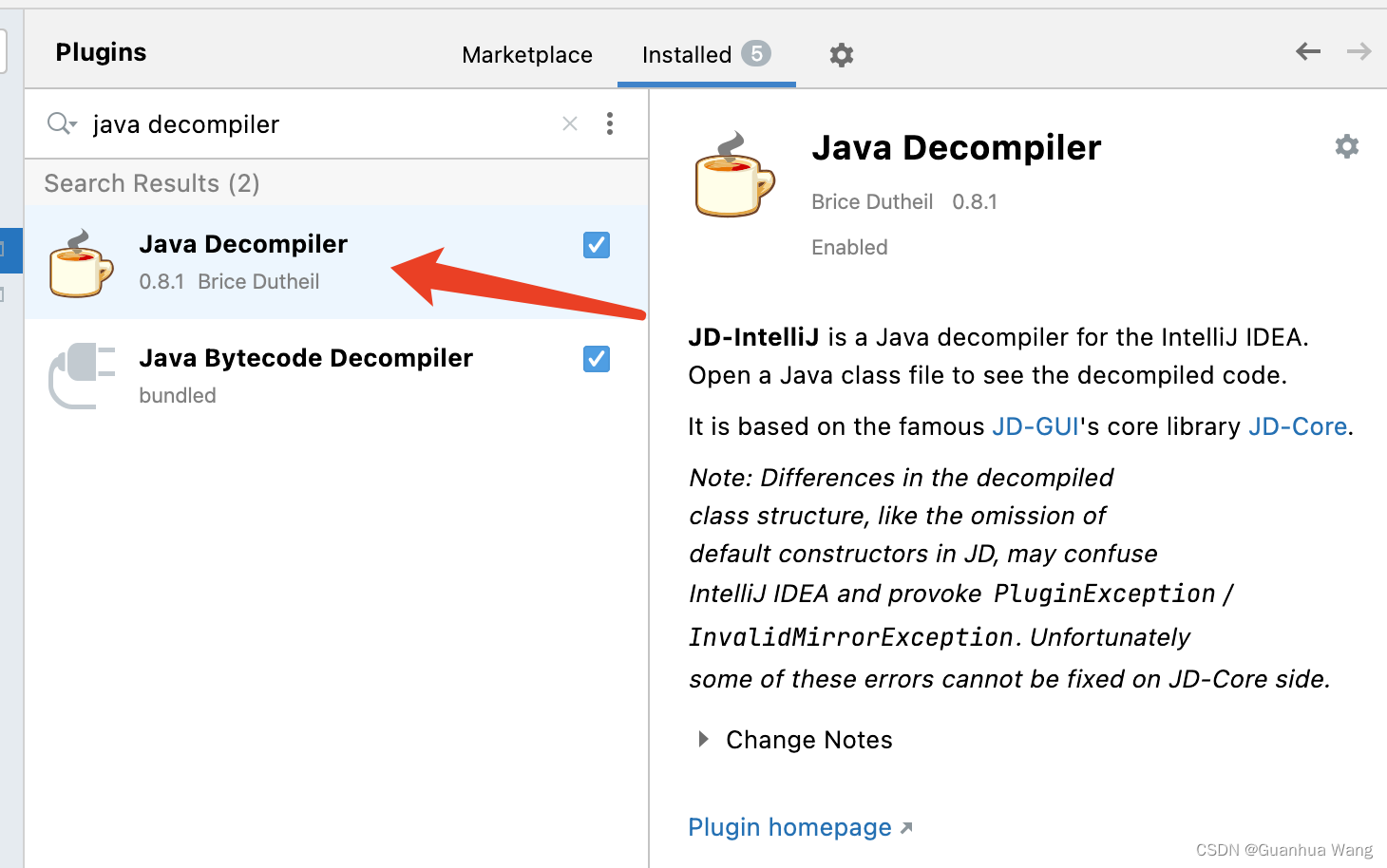mac使用idea插件 java decomplier反编译jar包_mac 安装反编译jar工具-CSDN博客