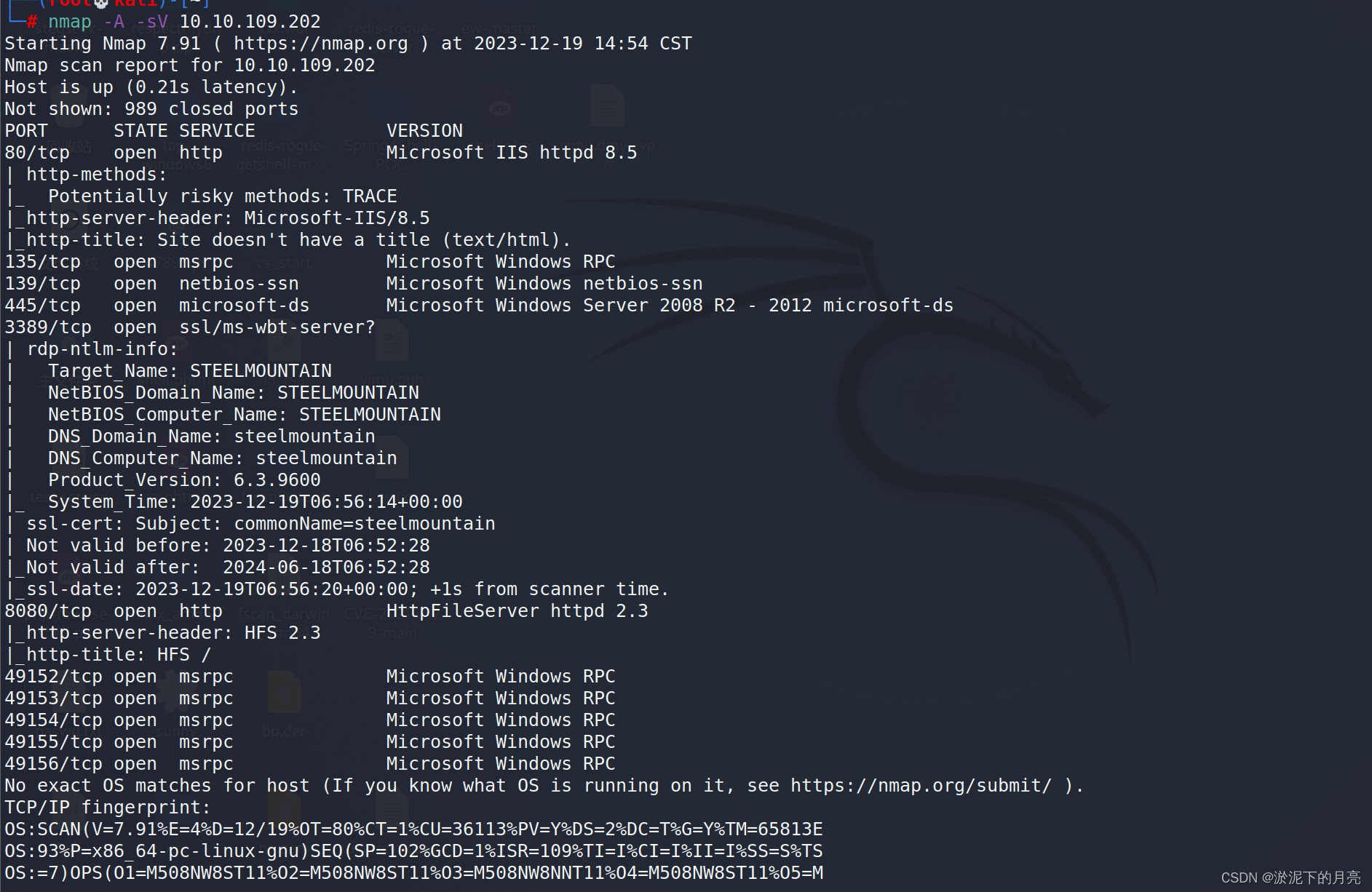 tryhackme Steel Mountain渗透测试-CSDN博客