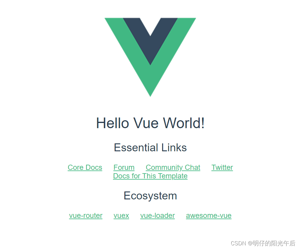「网页开发｜前端开发｜Vue」01 快速入门：快速写一个Vue的HelloWorld项目_vue helloworld-CSDN博客