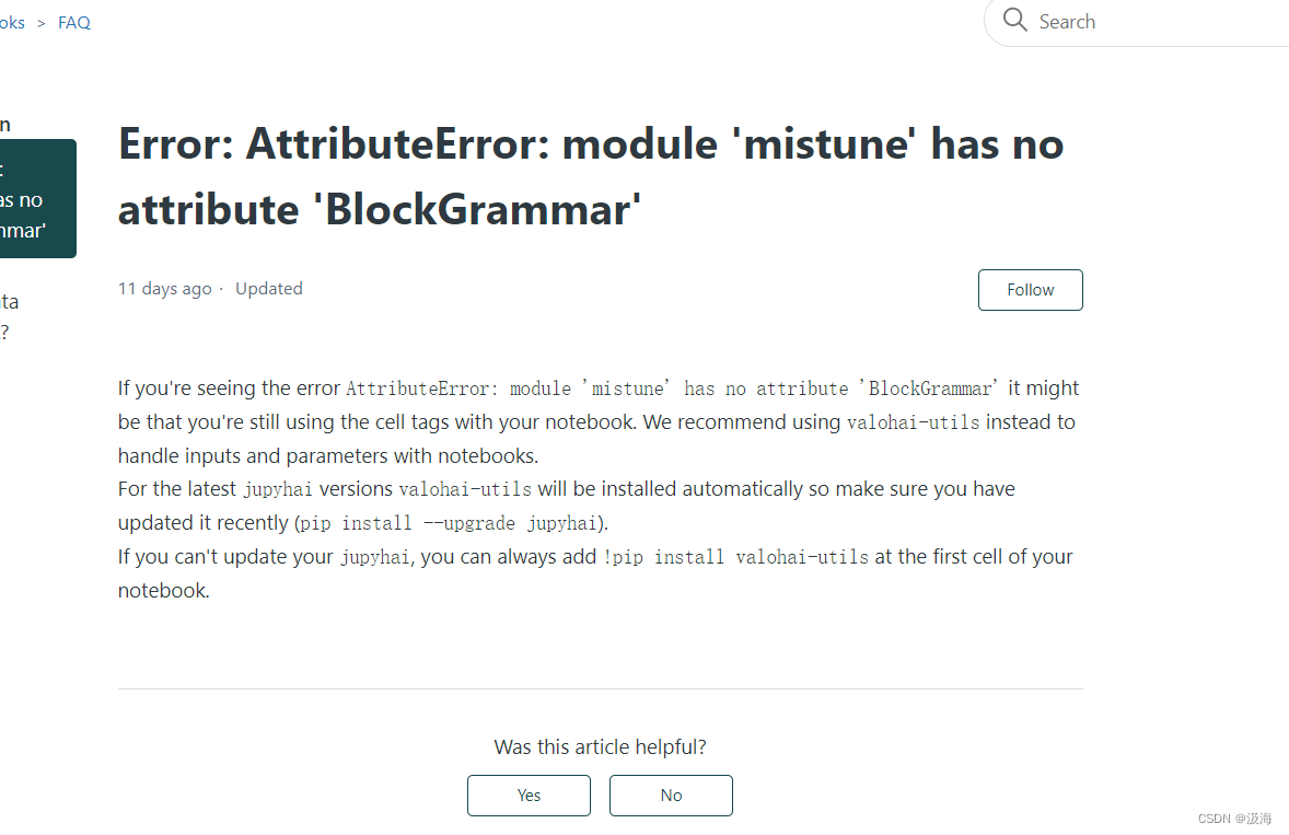 AttributeError: module ‘mistune’ has no attribute ‘BlockGrammar’_attributeerror: module 'mistune ...
