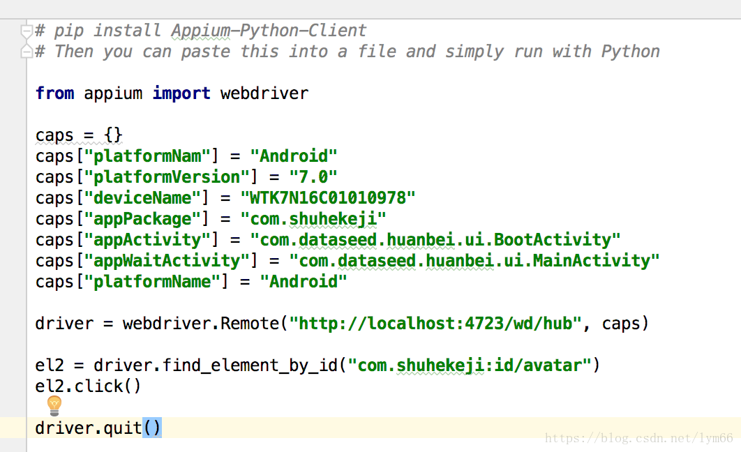 appium+python for Mac版(二)_appium+python apple-CSDN博客