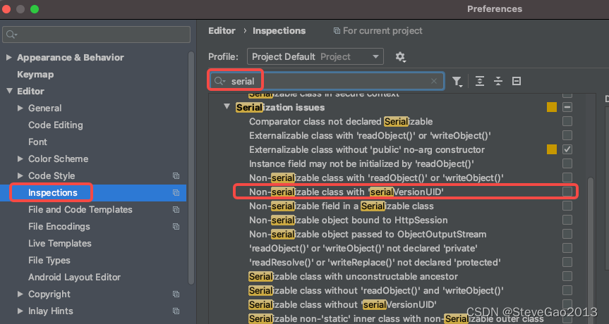 java idea 自动生成 serialVersionUID_生成serialversionuid插件-CSDN博客