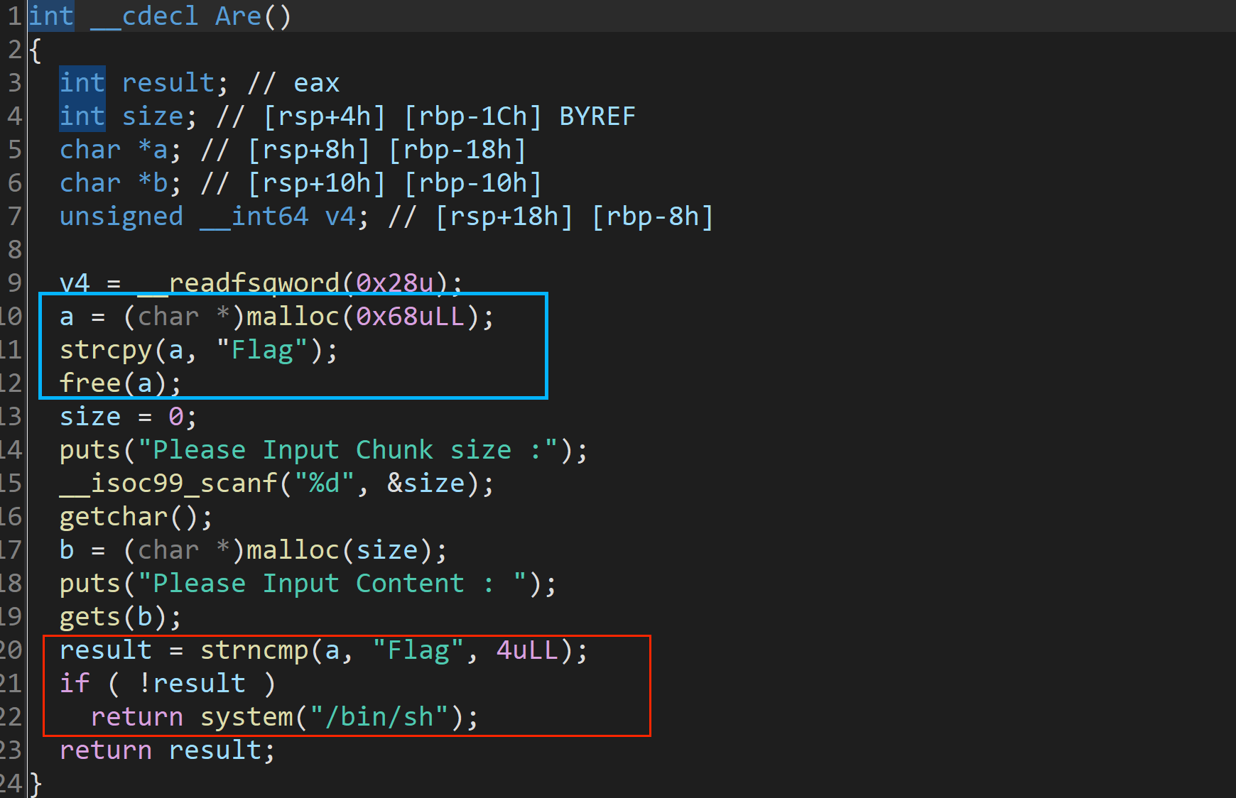 PWN练习---Heap_1_polar ctf double free-CSDN博客