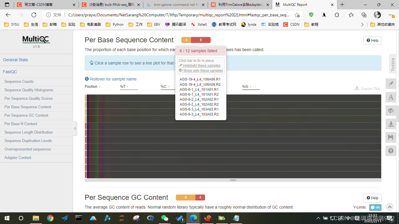 Bulk-RNA-seq流程——从测序数据到count文件(AGSdata)_bulk rna测序-CSDN博客