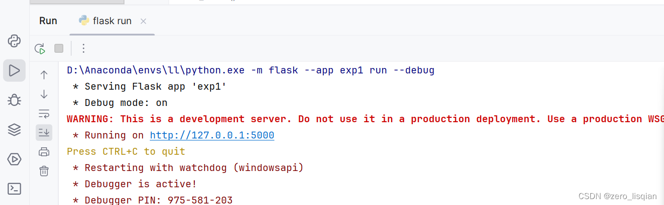 Flask框架之pycharm无法调试问题ImportError: cannot import name ‘EVENT_TYPE_OPENED‘ from ‘watchdog.events ...